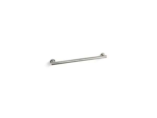 KOHLER Purist 24" Grab Bar - Vibrant Brushed Nickel