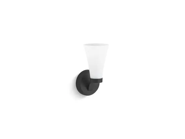 KOHLER Simplice One-light Sconce - Matte Black