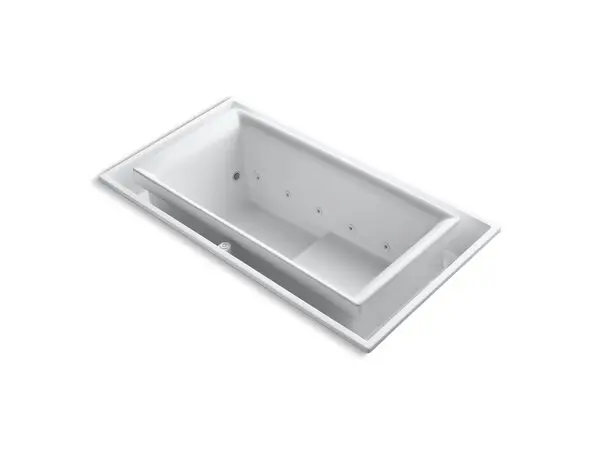 KOHLER Sok 63" X 31-1/2" Drop-in Effervescence Bath With Chromatherapy And Left-hand Drain - One-color