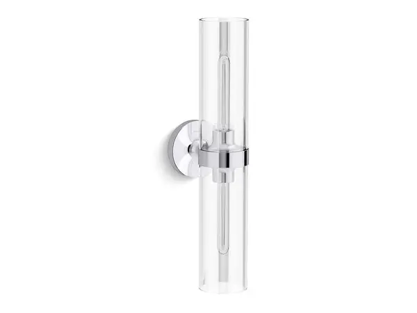 KOHLER Purist Two-light Sconce - Polished Chrome