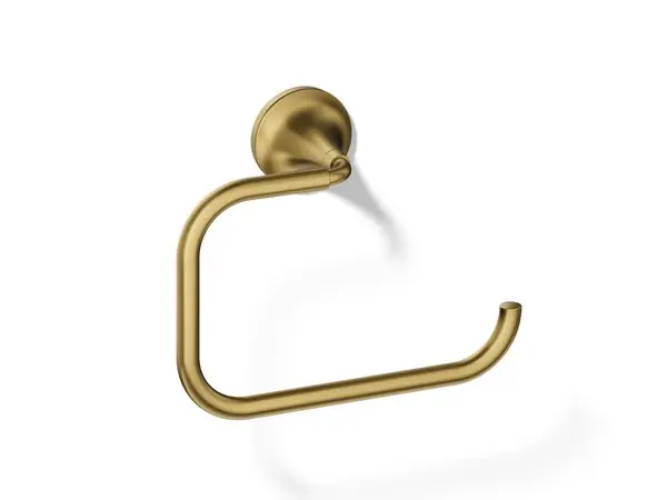 KOHLER Tone Towel Ring - Vibrant Brushed Moderne Brass