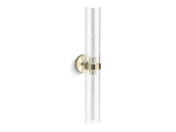 KOHLER Purist Two-light Sconce - French Gold