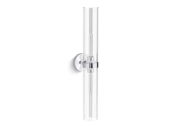 KOHLER Purist Two-light Sconce - Polished Chrome