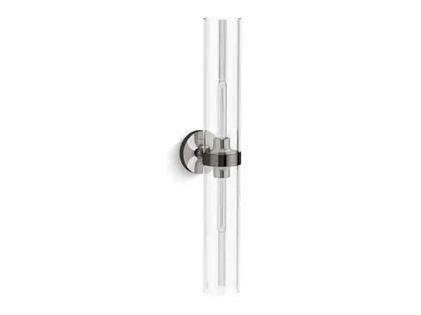 KOHLER Purist Two-light Sconce - Titanium