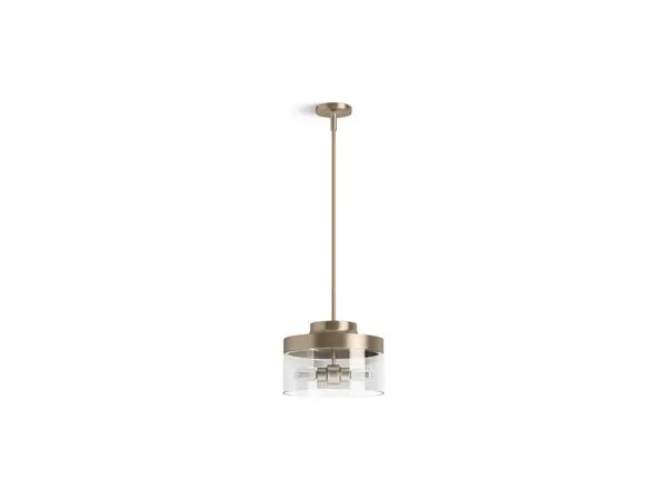 KOHLER Purist 12-1/2" Pendant - Brushed Bronze