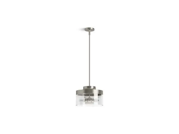 KOHLER Purist 12-1/2" Pendant - Brushed Nickel