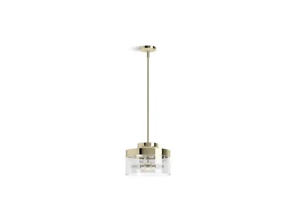 KOHLER Purist 12-1/2" Pendant - French Gold