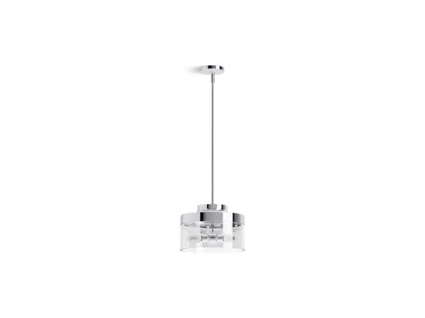 KOHLER Purist 12-1/2" Pendant - Polished Chrome