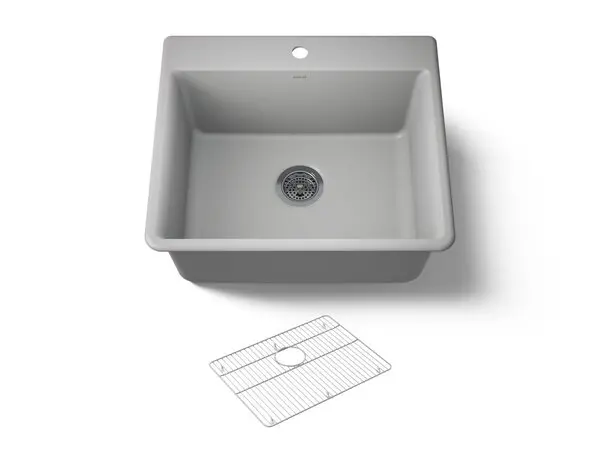 KOHLER Kennon 25" Top-/undermount Single-bowl Kitchen Sink - One-color