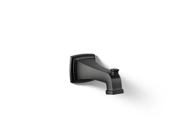 KOHLER Riff Wall-mount Bath Spout With Diverter - Matte Black