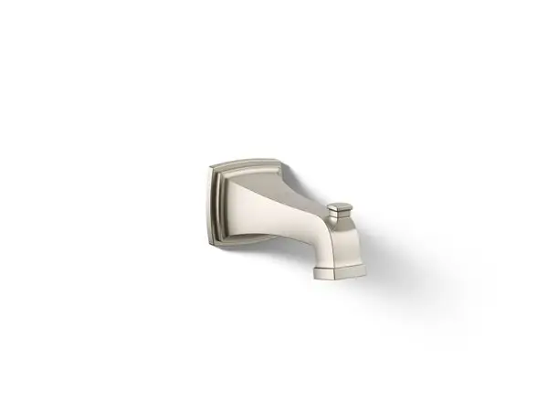 KOHLER Riff Wall-mount Bath Spout With Diverter - Vibrant Brushed Nickel