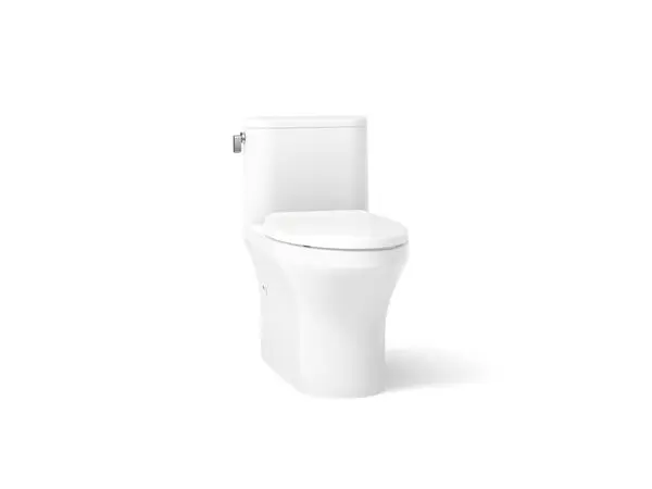 KOHLER Spacity One-piece Compact Elongated Toilet With Skirted Trapway, 1.28 Gpf - One-color
