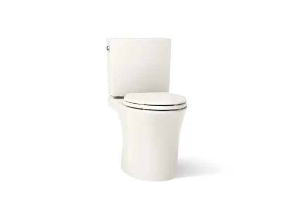 KOHLER Veil Two-piece Elongated Toilet With Skirted Trapway, 1.28 Gpf - One-color