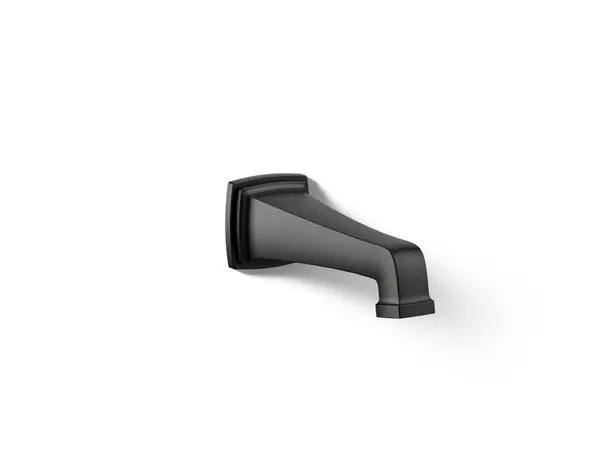 KOHLER Riff Wall-mount Bath Spout - Matte Black