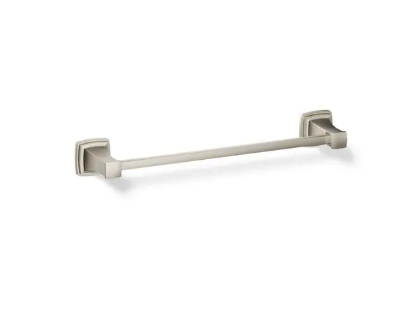 KOHLER Riff 18" Towel Bar - Vibrant Brushed Nickel