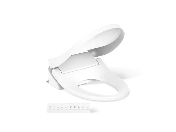 KOHLER Purewash E815 Elongated Bidet Toilet Seat With Remote Control - White
