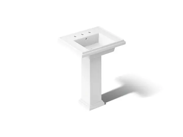 KOHLER Tresham 24" Square Pedestal Bathroom Sink - One-color