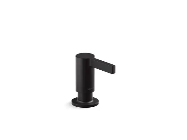 KOHLER Billet Soap/lotion Dispenser - Matte Black