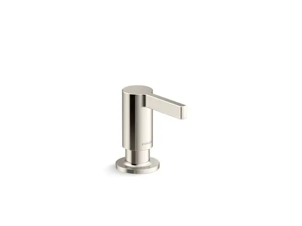 KOHLER Billet Soap/lotion Dispenser - Vibrant Polished Nickel