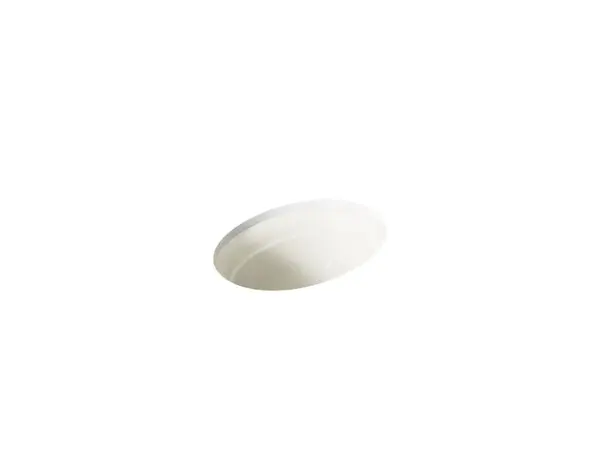 KOHLER Serif 20-3/4" Oval Undermount Bathroom Sink, No Overflow - One-color