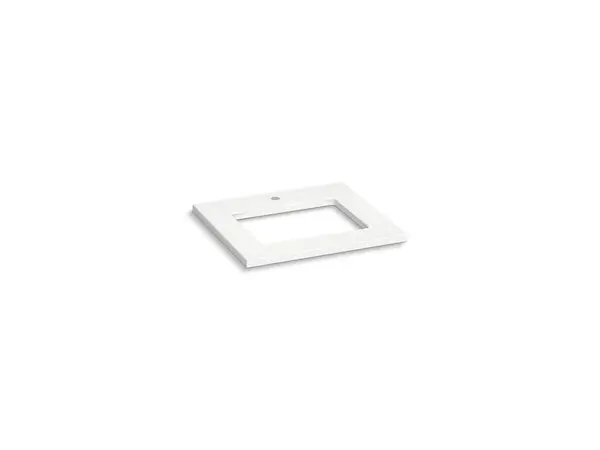 KOHLER Silestone 25" Quartz Vanity Top With Rectangular Cutout - Miami White