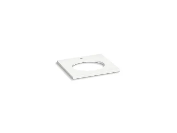 KOHLER Silestone 25" Quartz Vanity Top With Oval Cutout - Miami White