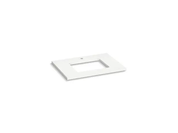 KOHLER Silestone 31" Quartz Vanity Top With Rectangular Cutout - Miami White