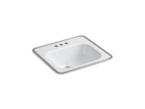 KOHLER Tahoe 20" Rectangular Drop-in Bathroom Sink - One-color