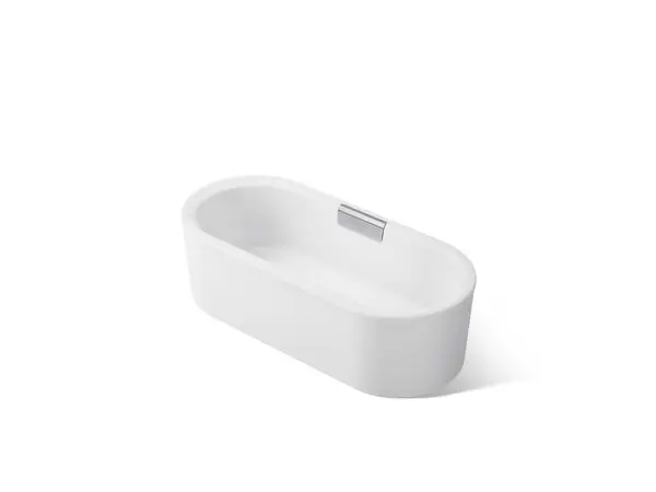 KOHLER Volute 63" X 28-3/8" Freestanding Bath With Shroud - One-color