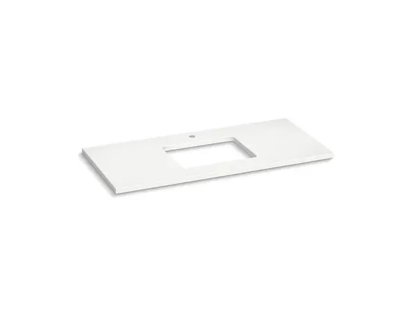 KOHLER Silestone 49" Quartz Vanity Top With Rectangular Cutout - Miami White