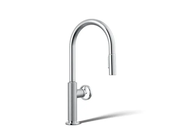 KOHLER Billet Pull-down Kitchen Sink Faucet With Two-function Sprayhead - One-color