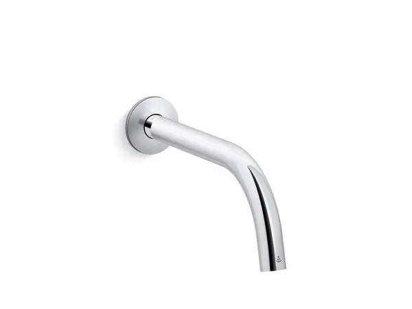 KOHLER Components Touchless Wall-mount Lavatory Faucet With Kinesis Sensor Technology, Tube Design, Hes-powered, 0.5 Gpm - One-color