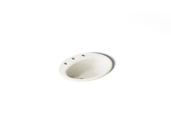 KOHLER Farmington 19-1/4" Oval Drop-in Bathroom Sink - One-color