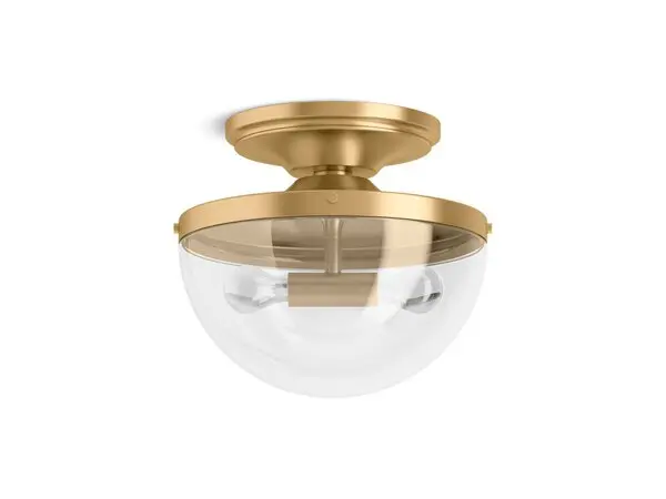KOHLER Bellera 15" Flush-mount - Brushed Moderne Brass