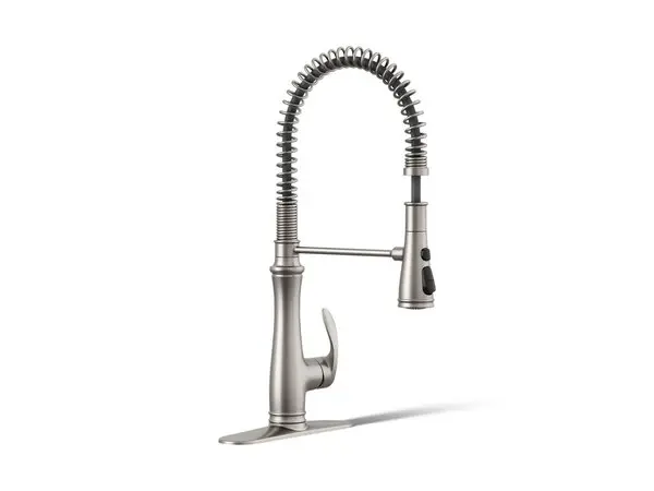 KOHLER Bellera Semi-professional Kitchen Sink Faucet With Three-function Sprayhead - One-color