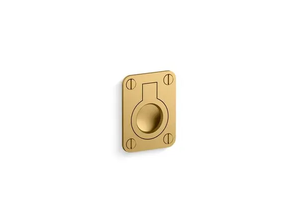KOHLER Seagrove Studio Mcgee Cabinet Pull - Vibrant Brushed Moderne Brass