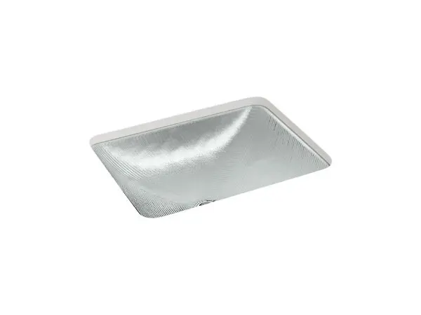 KOHLER Yepsen 20" Rectangular Undermount Bathroom Sink, No Overflow - One-color