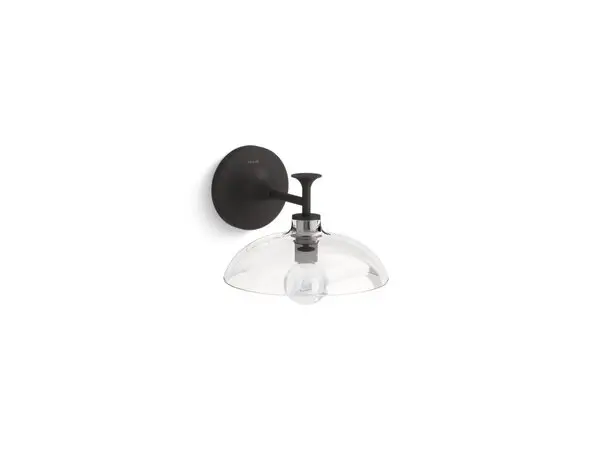 KOHLER Tone One-light Sconce - Matte Black