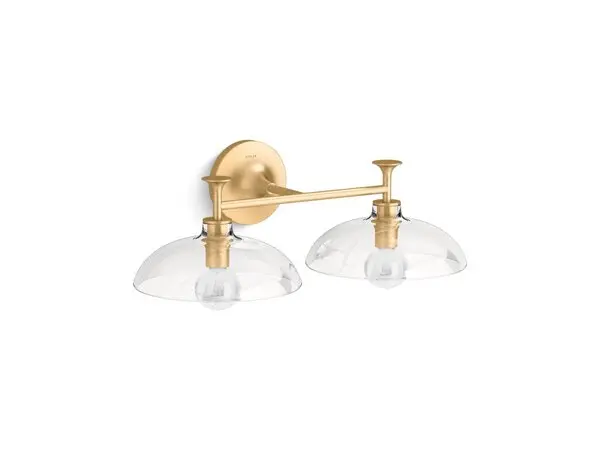 KOHLER Tone Two-light Sconce - Brushed Moderne Brass