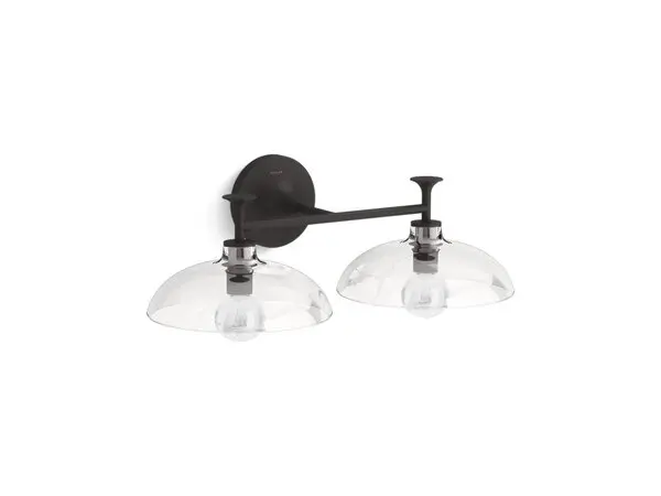 KOHLER Tone Two-light Sconce - Matte Black