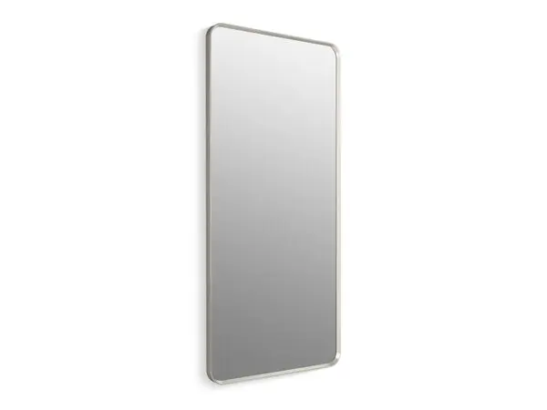 KOHLER Essential 28" X 60" Rectangular Framed Mirror - Brushed Nickel