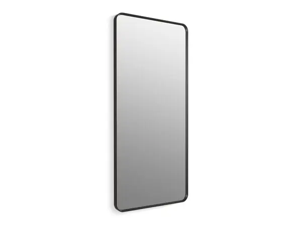 KOHLER Essential 28" X 60" Rectangular Framed Mirror - Matte Black