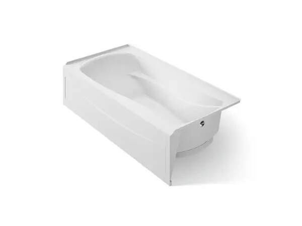 KOHLER Mariposa 72" X 36" Alcove Heated Bubblemassage Air Bath, Right Drain - One-color