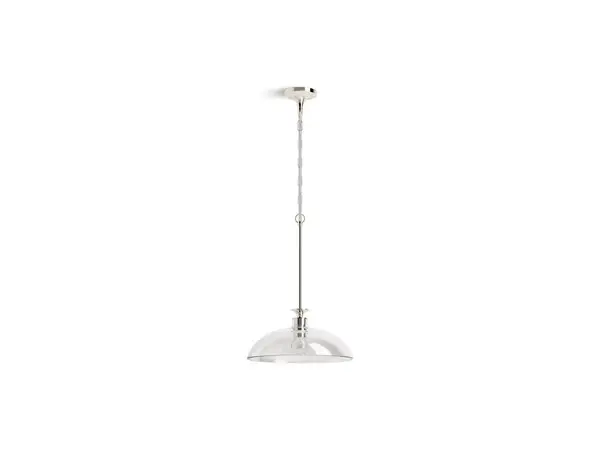 KOHLER Tone 15" Pendant - Polished Nickel