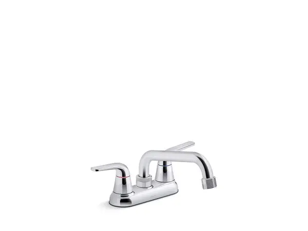 KOHLER Jolt Two-handle Utility Sink Faucet With 3/4" Threaded Ght Spout - One-color