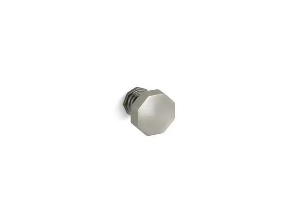 KOHLER Pinstripe Cabinet Knob - Vibrant Brushed Nickel