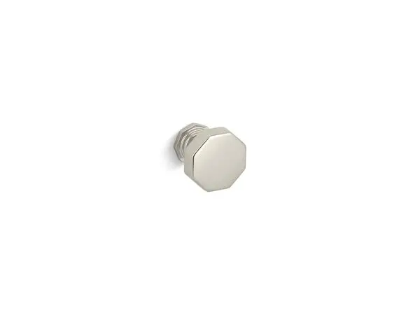 KOHLER Pinstripe Cabinet Knob - Vibrant Polished Nickel