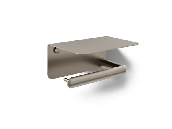 KOHLER Kumin Covered Horizontal Toilet Paper Holder - Vibrant Brushed Nickel