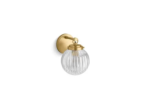 KOHLER Embra Studio Mcgee One-light Sconce - Brushed Moderne Brass