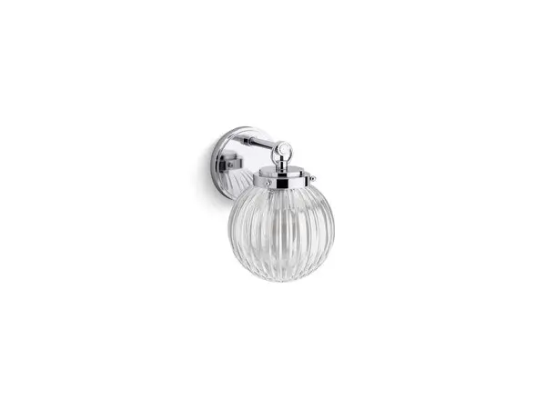 KOHLER Embra Studio Mcgee One-light Sconce - Polished Chrome